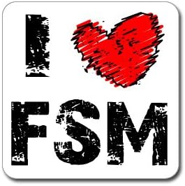 Amazon.com: I Love Heart FSM - FLYING SPAGHETTI MONSTER - Window Bumper ...