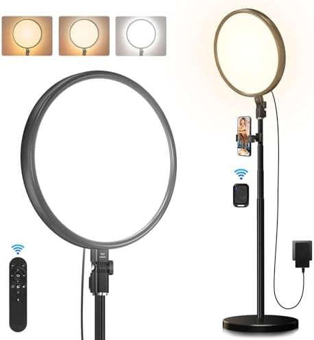 Inkeltech Ring Light - 18 inch 60 W Dimmable LED Ring Light Kit with ...