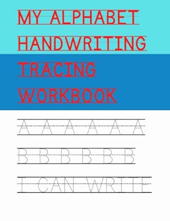 Amazon.com: My alphabet tracing workbook: 9798362650612: notebukas ...