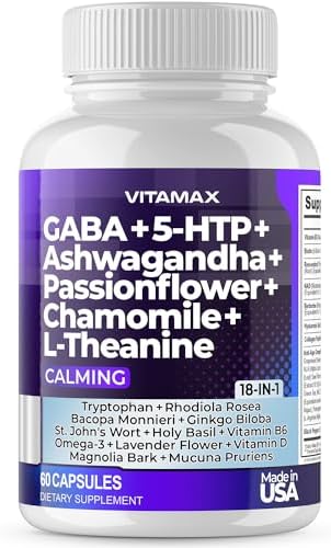 Amazon.com: NurturX GABA + 5-HTP + SAM-e, L-Tryptophan, L-Theanine, Ashwagandha Gummies, All-in ...