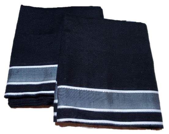 Color Kerala style (Mundus) Dhotis for Men Black Veshti (Kaili) (Combo ...