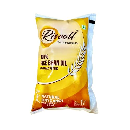 Bran Rice Oil for Cooking | 100% Pure & Natural (1 Liter) : Amazon.in ...