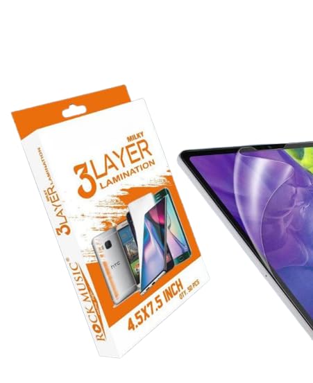 3 Layer Self Adhesive Transparent Lamination Sheet Roll for Mobile ...