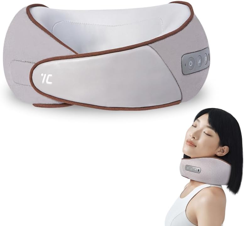 Amazon.com: 7C Neck Massager Shiatsu with Heat: Electric Cervical ...