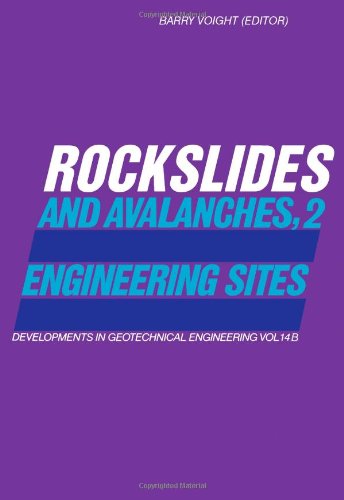 Rockslides and avalanches (Developments in geotechnical engineering ...