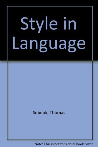Style in Language: SEBEOK, THOMAS A.: Amazon.com: Books