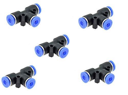 Buy PE4 X 4mm T Pneumatic Connector Air Pipe T shape joint fitting ...
