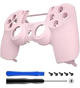 Amazon.com: eXtremeRate Shadow Red Soft Touch Grip Front Housing Shell ...