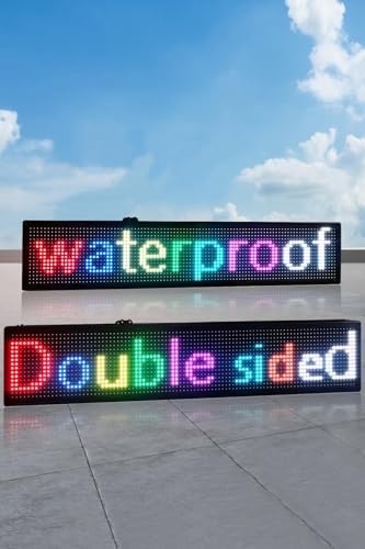 Amazon.com: FTELEDLIGHT P10 Scrolling Led Sign, Indoor Outdoor Full ...