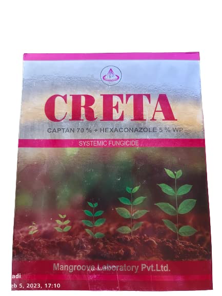 Buy Creta (Captan 70%+HEXACONAZOLE 5% WP) 250GM Online at Low Prices in ...