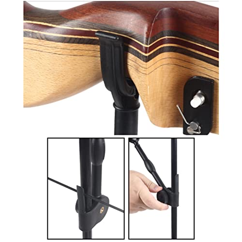 Rushbom Archery Bow Stand Glass Fiber Foldable Portable Bow Stand Rack ...