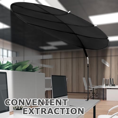 Adjustable Office Cubicle and Desk Shade for Working