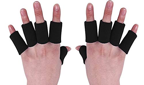 Buy TIMA Fingers Support 10pcs Summer Finger Sleeves Sport Elastic ...