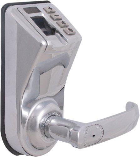 ADEL LA9-388 SC LH Fingerprint Keypad Lockset, Satin Chrome Left Hand ...