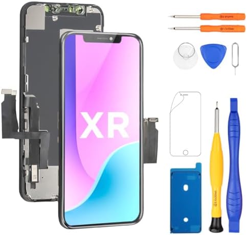 Yodoit for iPhone XR Screen Replacement Kit 6.1 Inch LCD 3D Touch ...