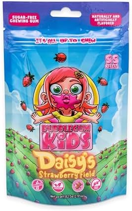 Amazon.com : Bubblegum Kids Sugar Free Gum - Bubble Gum for Kids and ...