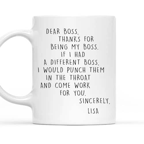 Amazon.com: If I Had A Different Boss - Personalized Custom Coffee Mug ...