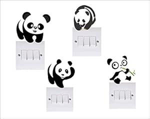 Buy spdecals Cute Panda Switch Board Sticker Switch Panel Sticker ...