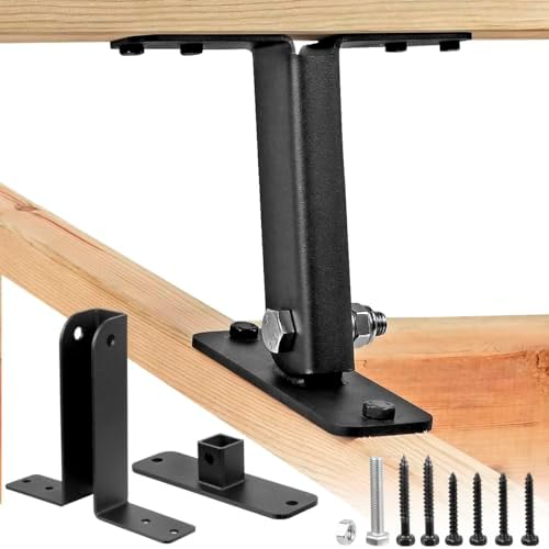 Amazon.com: 3PCS Roof Riser Brackets,Adjustable Pergola Roof Riser Beam ...