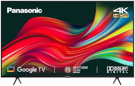 Panasonic 108 cm (43 inches) 4K Ultra HD Smart LED Google TV TH ...