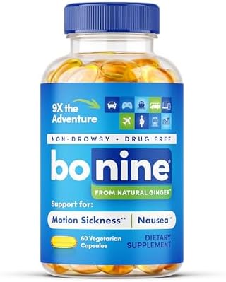 Amazon.com: Bonine Ginger Root Extract Liquid Capsules - Non-Drowsy ...