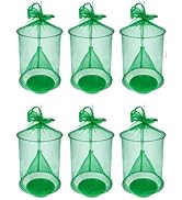 Amazon.com : 8 Pack Reusable Ranch Fly Traps Outdoor Hanging, Fly ...