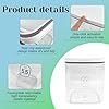 Amazon.com: 5.5L Large Capacity Container With One-Press Lid - Laundry ...