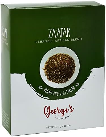 Amazon.com : Zaatar Spice Blend 14oz/400g - Zatar Thyme Mixture Green ...
