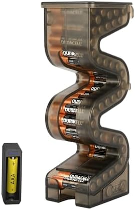 Amazon.com: KIWIFOTOS 35 AAA Battery Organizer Storage Box with Tester ...