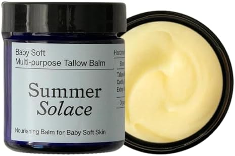 Amazon.com : Summer Solace Tallow Family Balm Unscented with Light ...