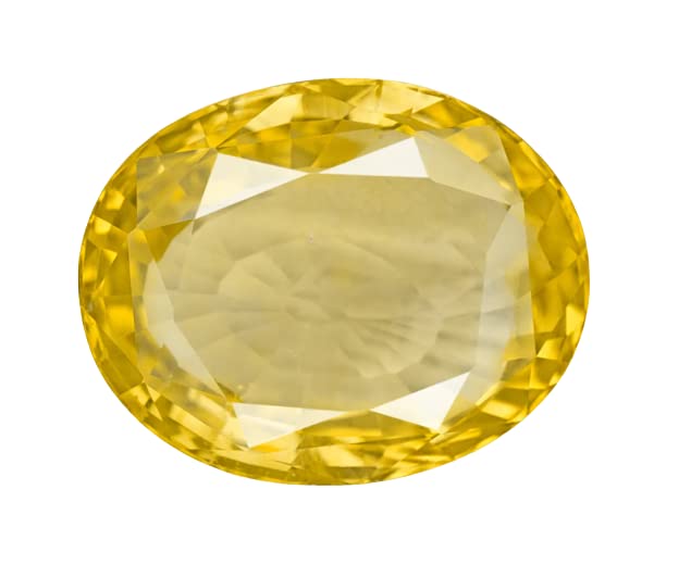 Yellow Sapphire 7 Carat Pila Pukhraj Stone 7.25 Ratti Original ...