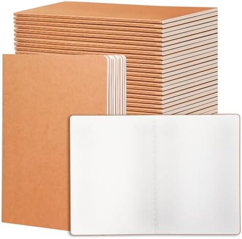 Amazon.com : Funiverse 20 Bulk 5.5” x 4" Recycled Paper Notebooks ...
