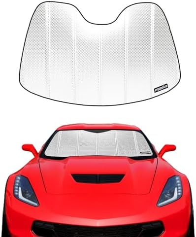 Amazon.com: Corvette Windshield Sunshade - Folding Insulated Shade ...