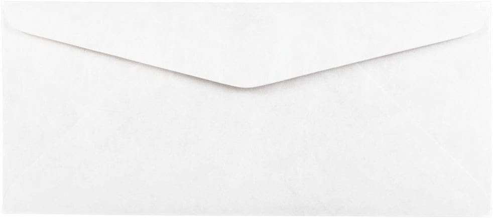 Amazon.com : JAM PAPER #10 Business Tyvek Tear-Proof Envelopes - 4 1/8 ...