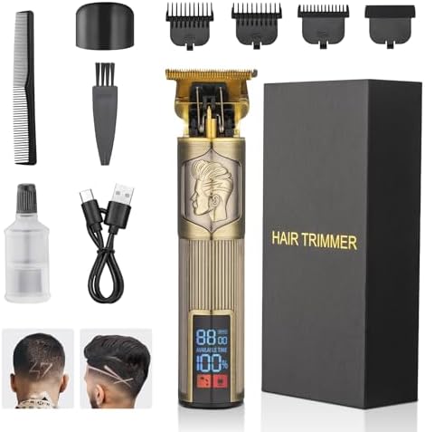 Amazon.com: Hair Clippers for Men Cordless Professional Beard Trimmers ...