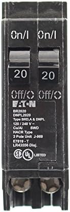 EATON CORPORATION Eaton Br3030 Single Pole Tandem Circuit Breaker, 120V ...
