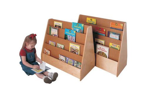 Amazon.com: Childs Play Wood Two Sided Book Display with Casters, 30 ...