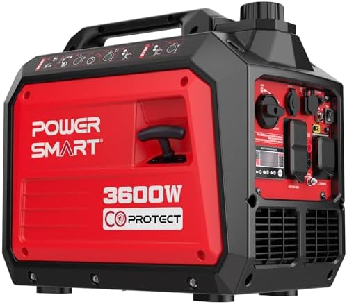 Amazon.com : PowerSmart 4800-Watt Inverter Generator Super Quiet RV ...