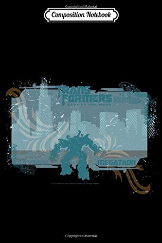 Composition Notebook: Megatron Tf3 Urban Teal Badge Autobot the ...