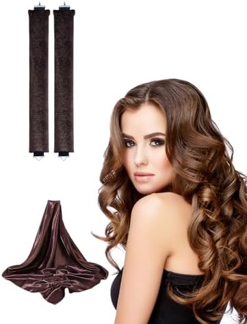 Amazon.com : 3 Pack Heatless Curls No Heat Curling Rod with Silk Scarf ...