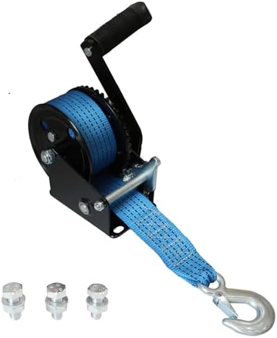 Amazon.com: Zoihanx Heavy Duty Boat Trailer Winch, 3500 Lbs Hand Winch ...