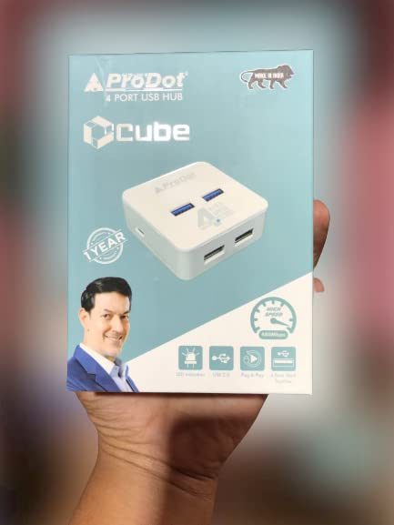 PRODOT High Speed USB Hub 4 Port with Micro USB Port for Additional ...