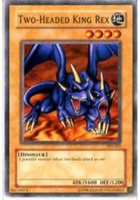 Amazon.com: Yu-Gi-Oh! - Two-Headed King Rex (TP2-025) - Tournament Pack ...