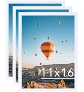 Amazon.com - JCJMY 11x16 Black Picture Frame Set of 6, Horizontal and ...
