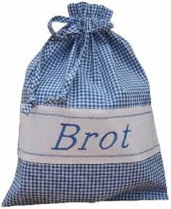 Amazon.com: Raebel Germany breadbag - blue - white chequered: Home ...