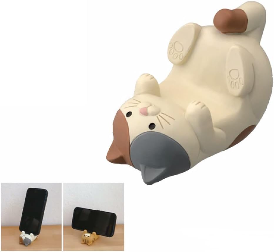 Amazon.com: Novelty 6Pcs Cute Sucker Cat Phone Holder Sucker Cup Phone ...