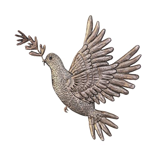 Amazon.com: Dove Wall Decor, Copper Dove Bird Wall Art, Handmade Dove ...