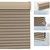 Amazon.com: BERISSA Custom Cellular Shades Cordless, Blackout Cellular Window Blinds, Pull Down ...