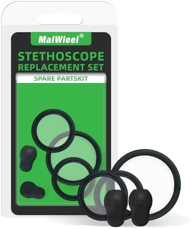Stethoscope Replacement Parts Diaphragm and Ear Tips Kit, Adult ...