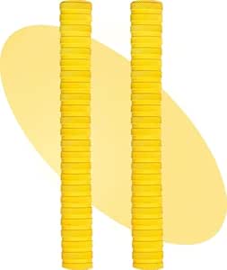 Buy CLOVERBYTE Bat Replacement Yellow Grip Pack of 2 Soft Rubber ...